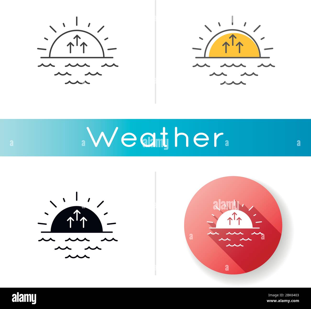 Sunrise rising sun dawn Stock Vector Images - Alamy