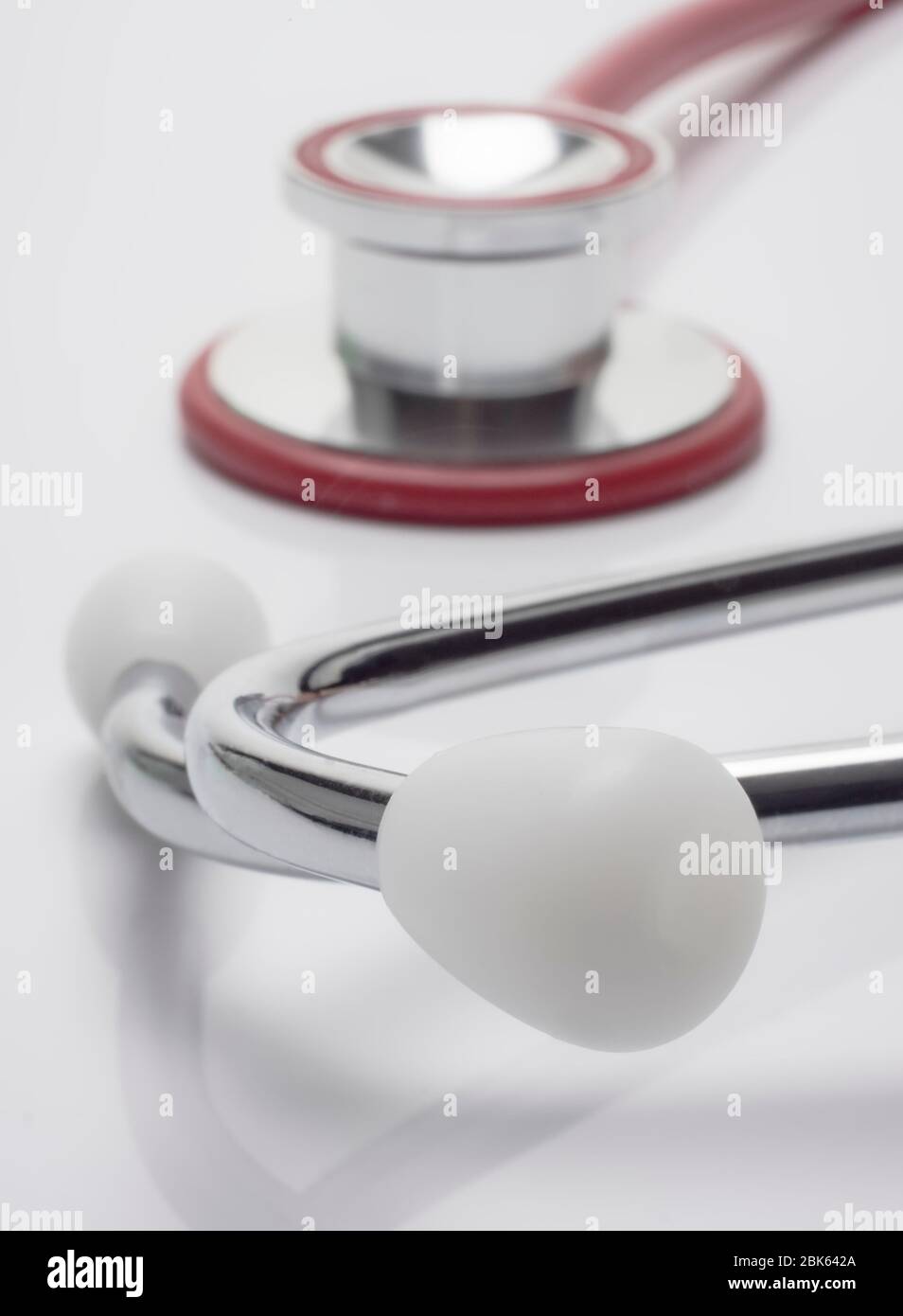 Stethoscope isolated on white background, conceptual image, vertical ...