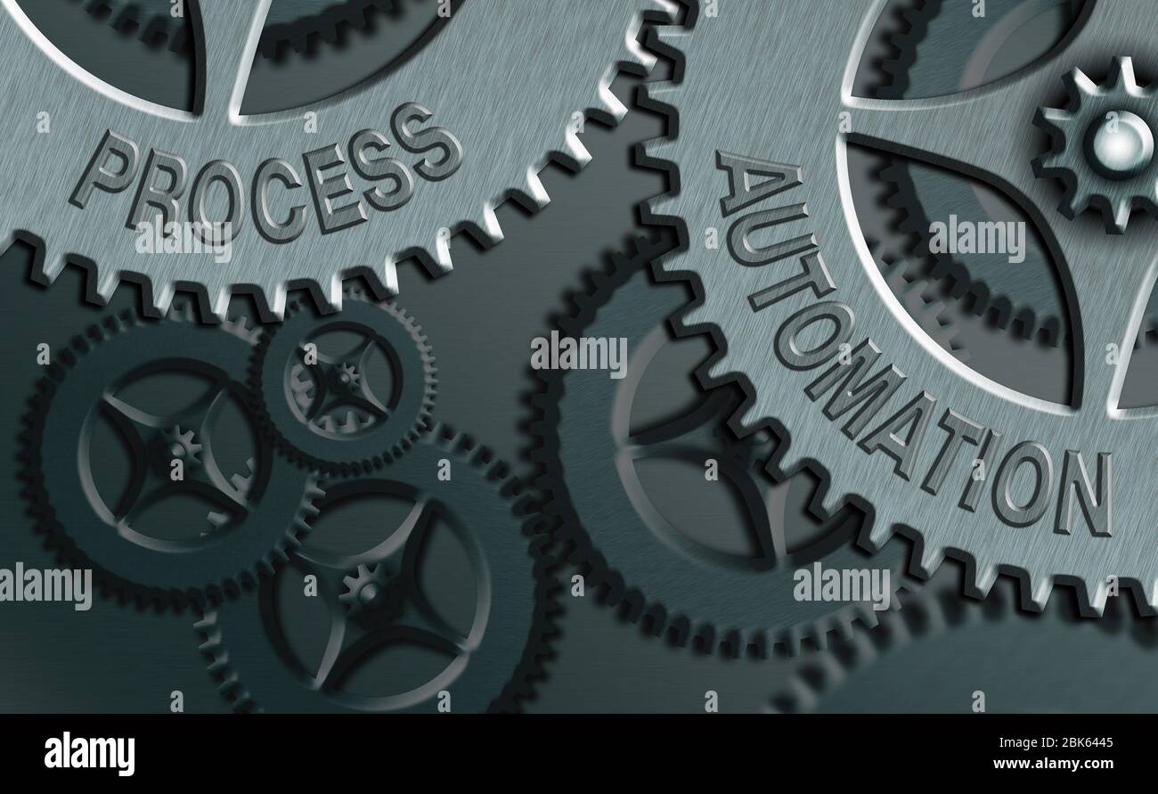 Handwriting text Process Automation. Conceptual photo Transformation ...