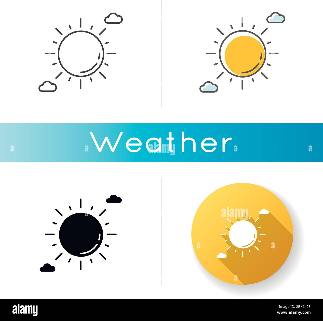 Clear sunny sky icon Stock Vector Image & Art - Alamy