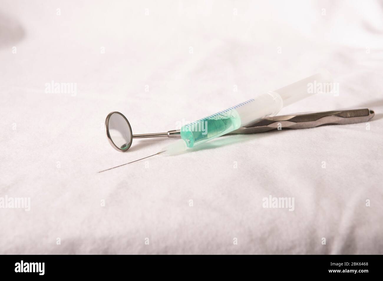 Dental inspection treatment instruments dentist hi-res stock ...