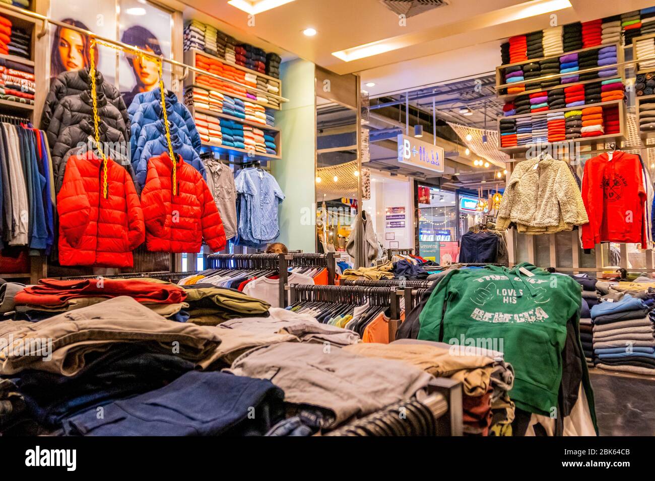 The Second Hand Clothes In The Shop At Blueport Department Store Hua the-second-hand-clothes-in-the-shop-at-blueport-department-store-hua