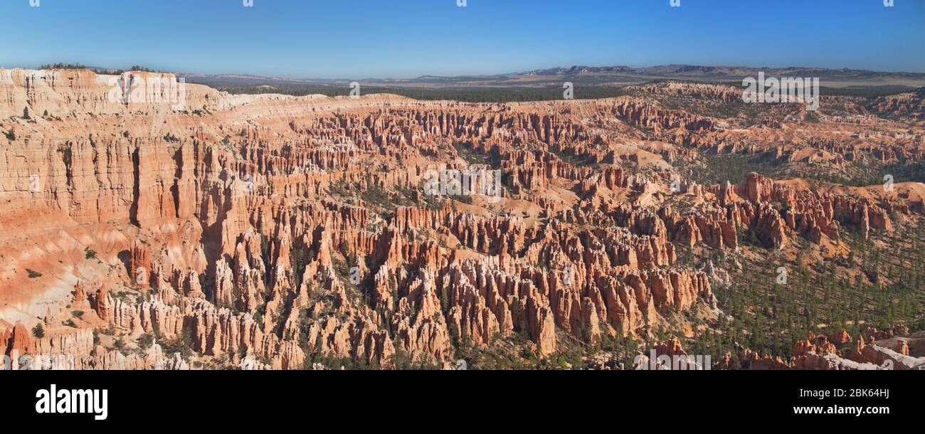 Panorama from Bryce Point, Bryce Canyon National Park, Utah, United ...