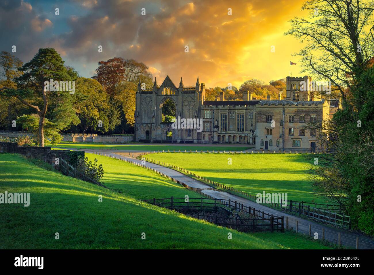 This is the delightful Newstead Abbey in Nottinghamshire. Best know as ...