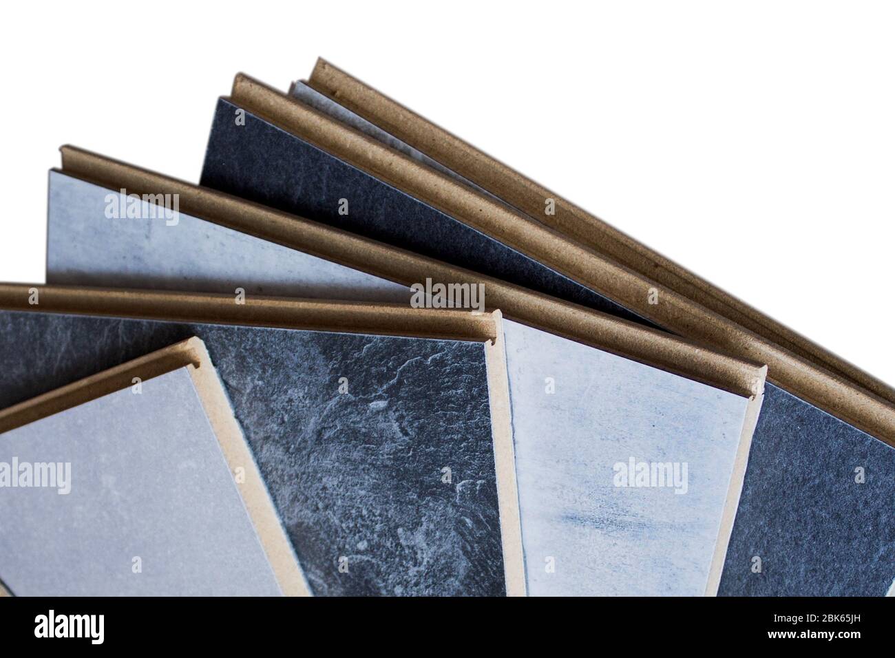 Laminate. Samples of laminate and floorboard. Cutting and laying ...