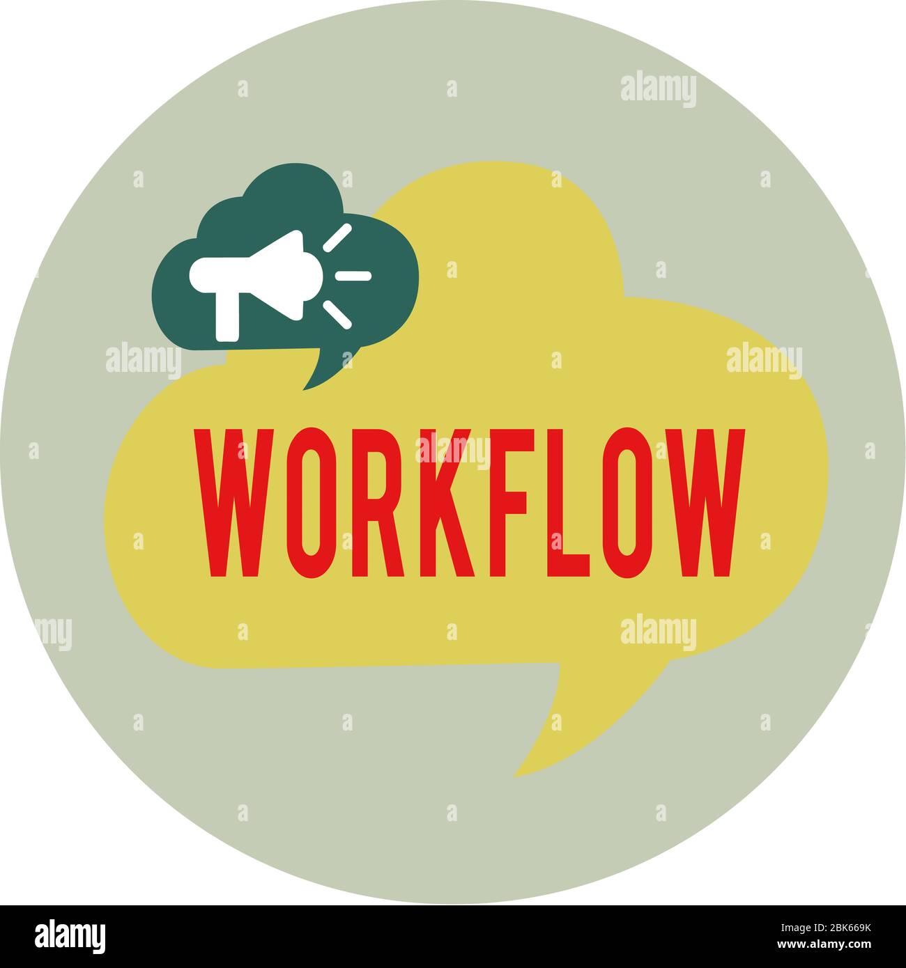 Word writing text Workflow. Business photo showcasing Series of ...