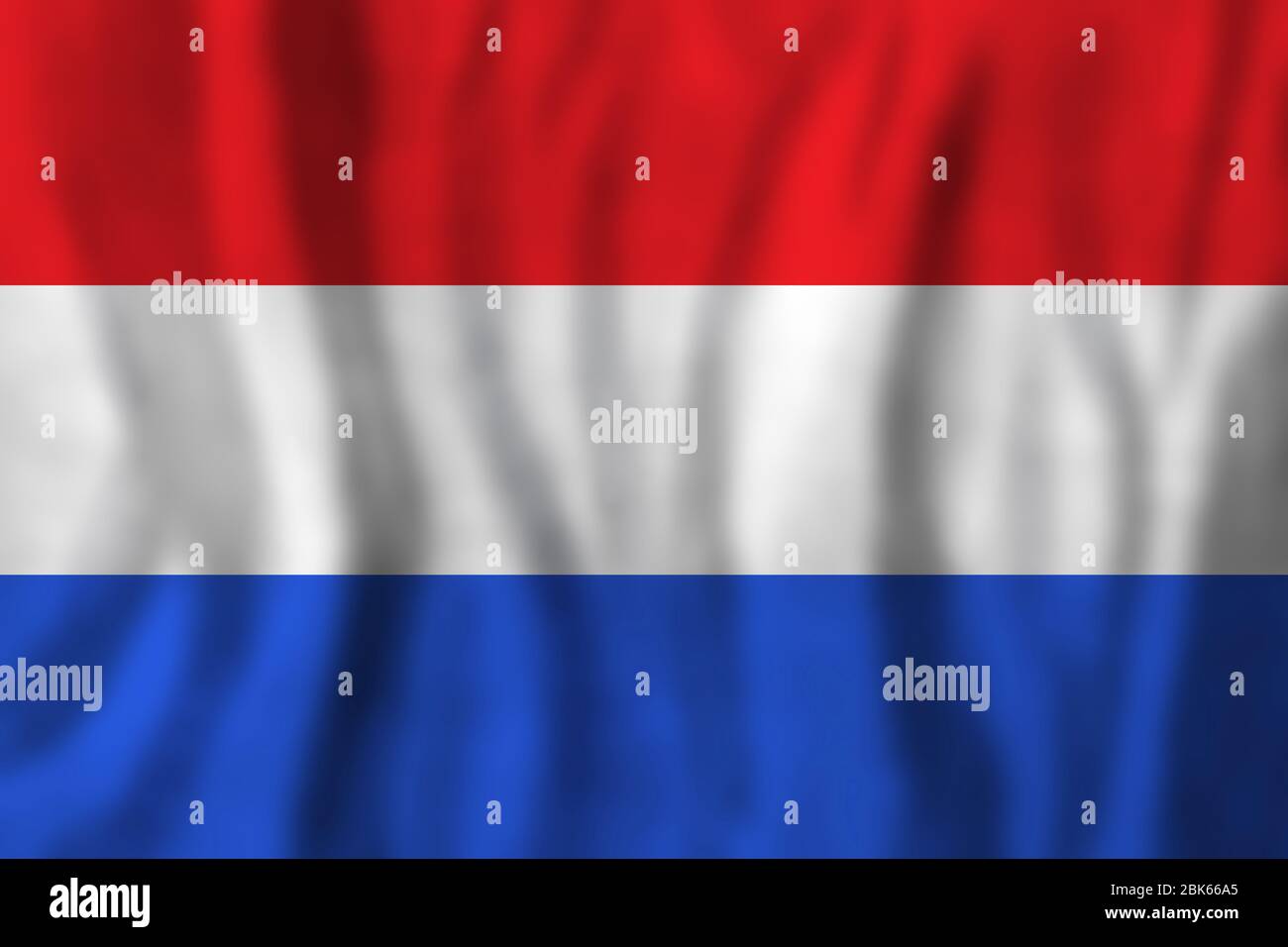 Netherlands flag, silky shiny textured background Stock Photo - Alamy