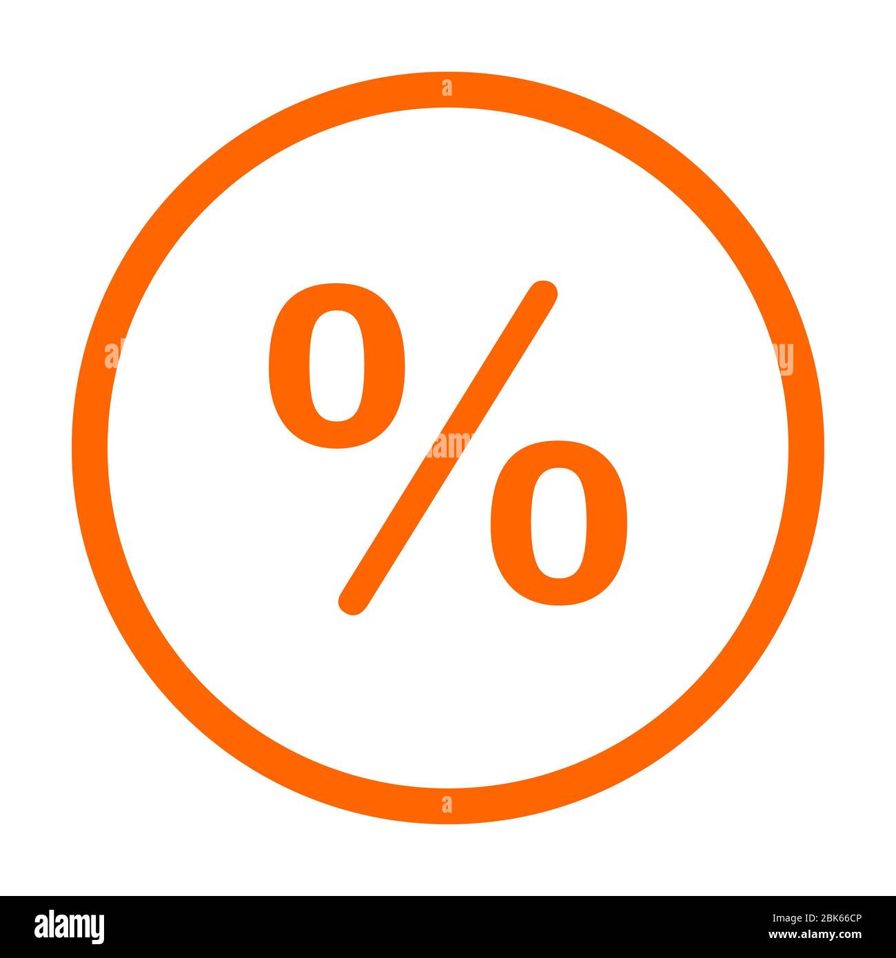 Percent and circle Stock Photo - Alamy