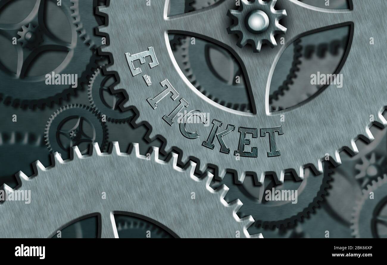 Conceptual hand writing showing E Ticket. Concept meaning Digital ...