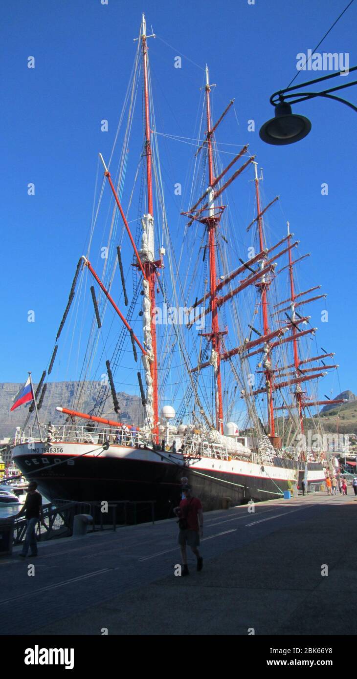 Russian sailing ship sedov hi-res stock photography and images - Alamy