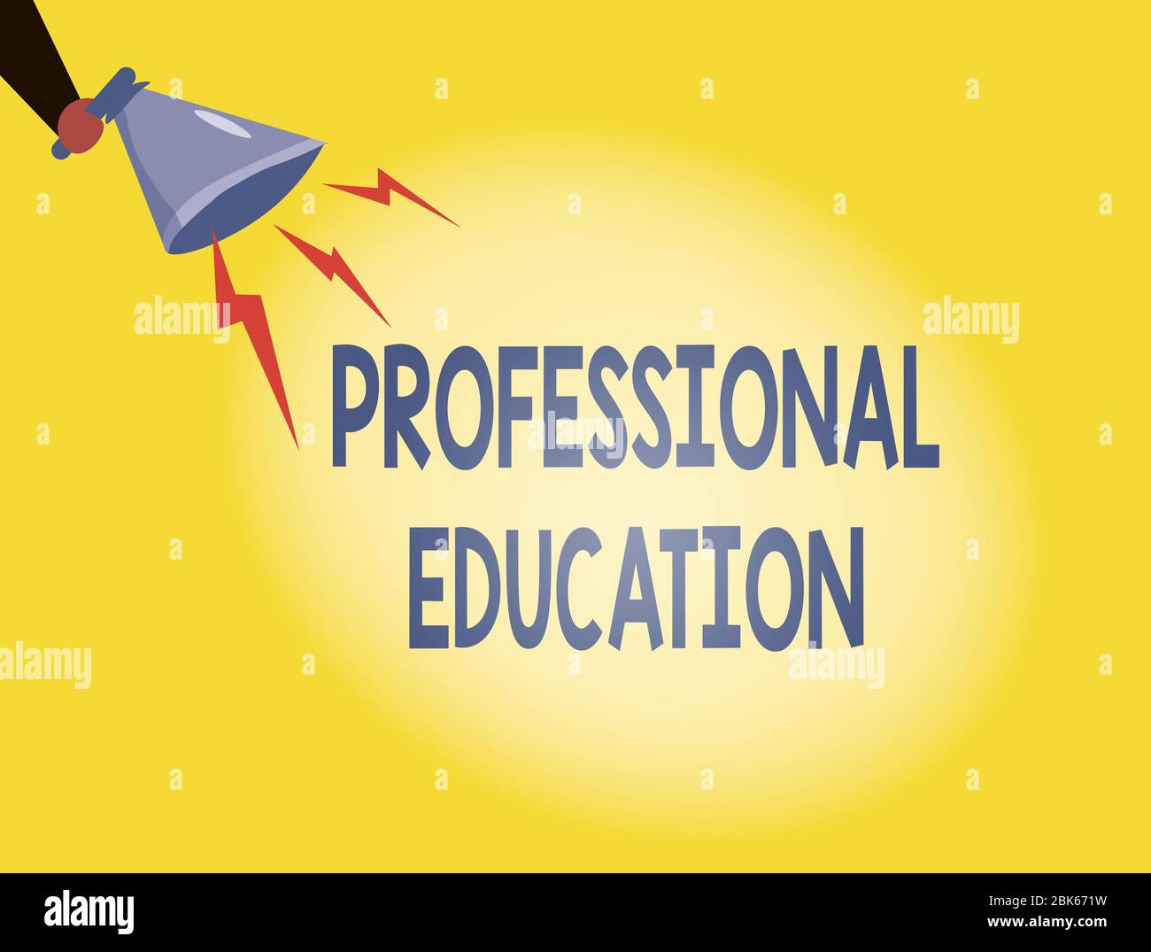 Writing note showing Professional Education. Business concept for ...