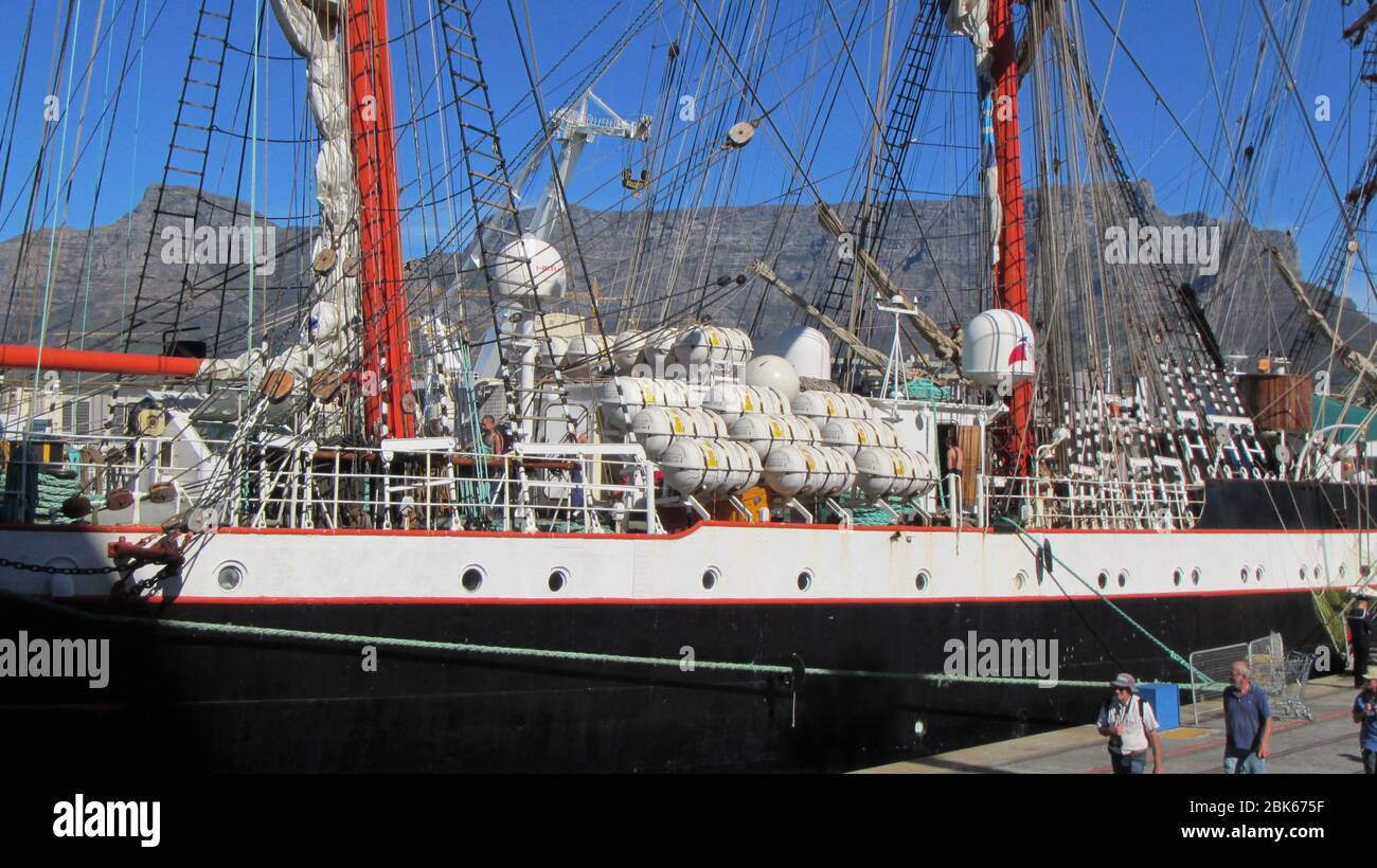Russian sailing ship sedov hi-res stock photography and images - Alamy