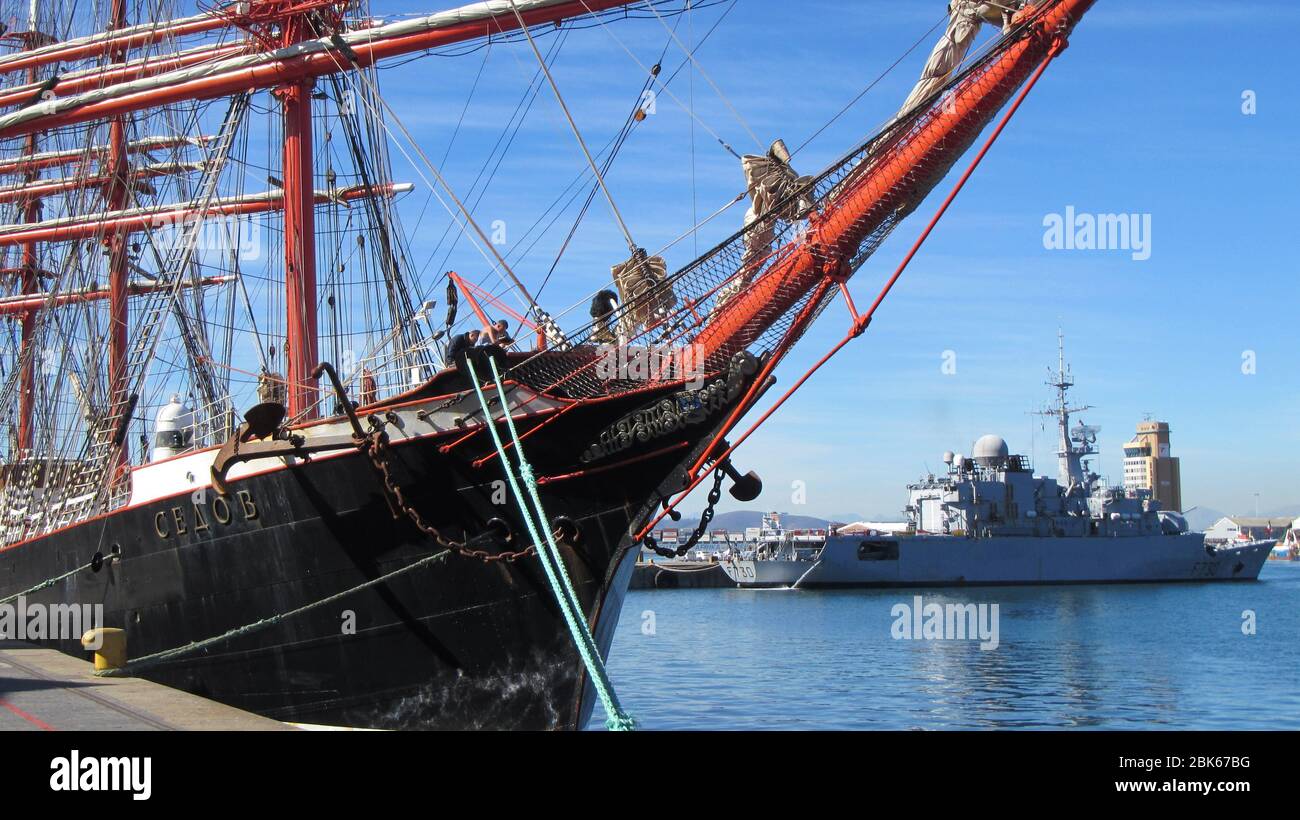 Russian sailing ship sedov hi-res stock photography and images - Alamy