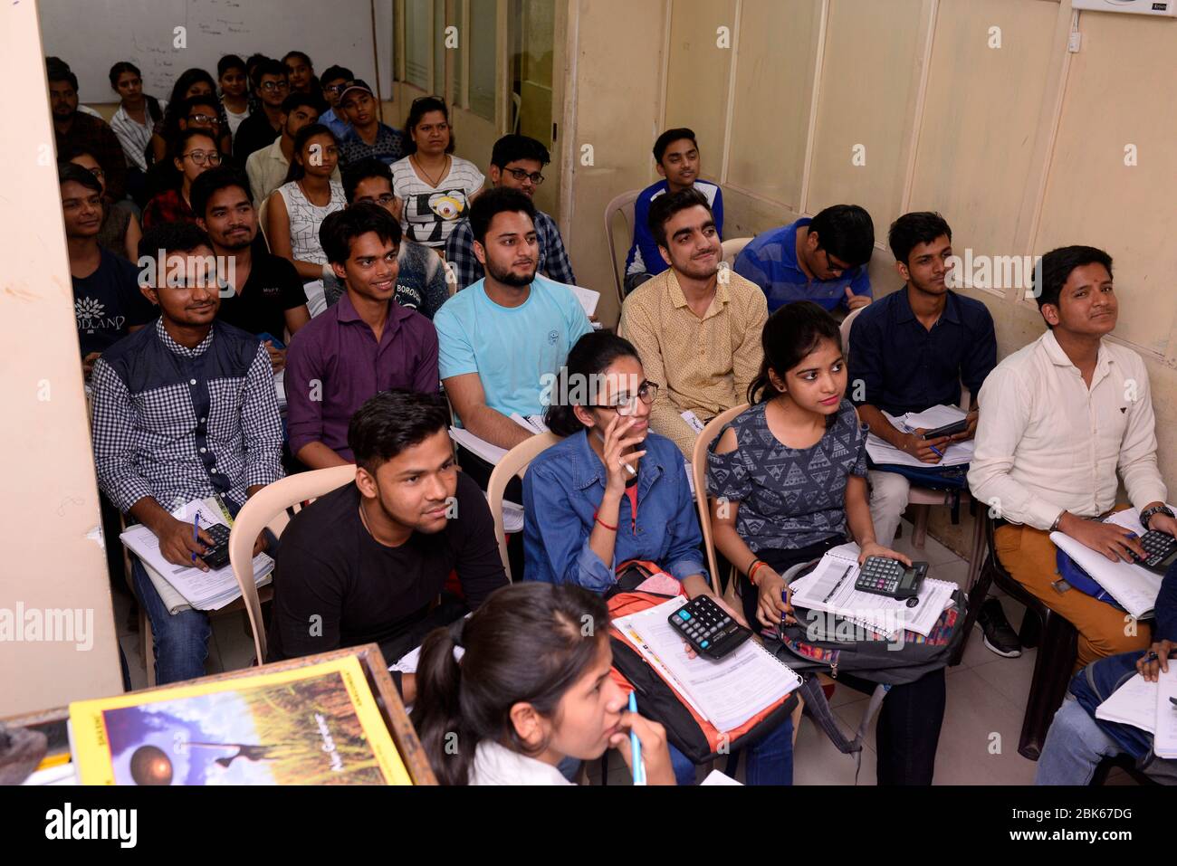 Class room, Education, Learning Teacher with students Stock Photo - Alamy