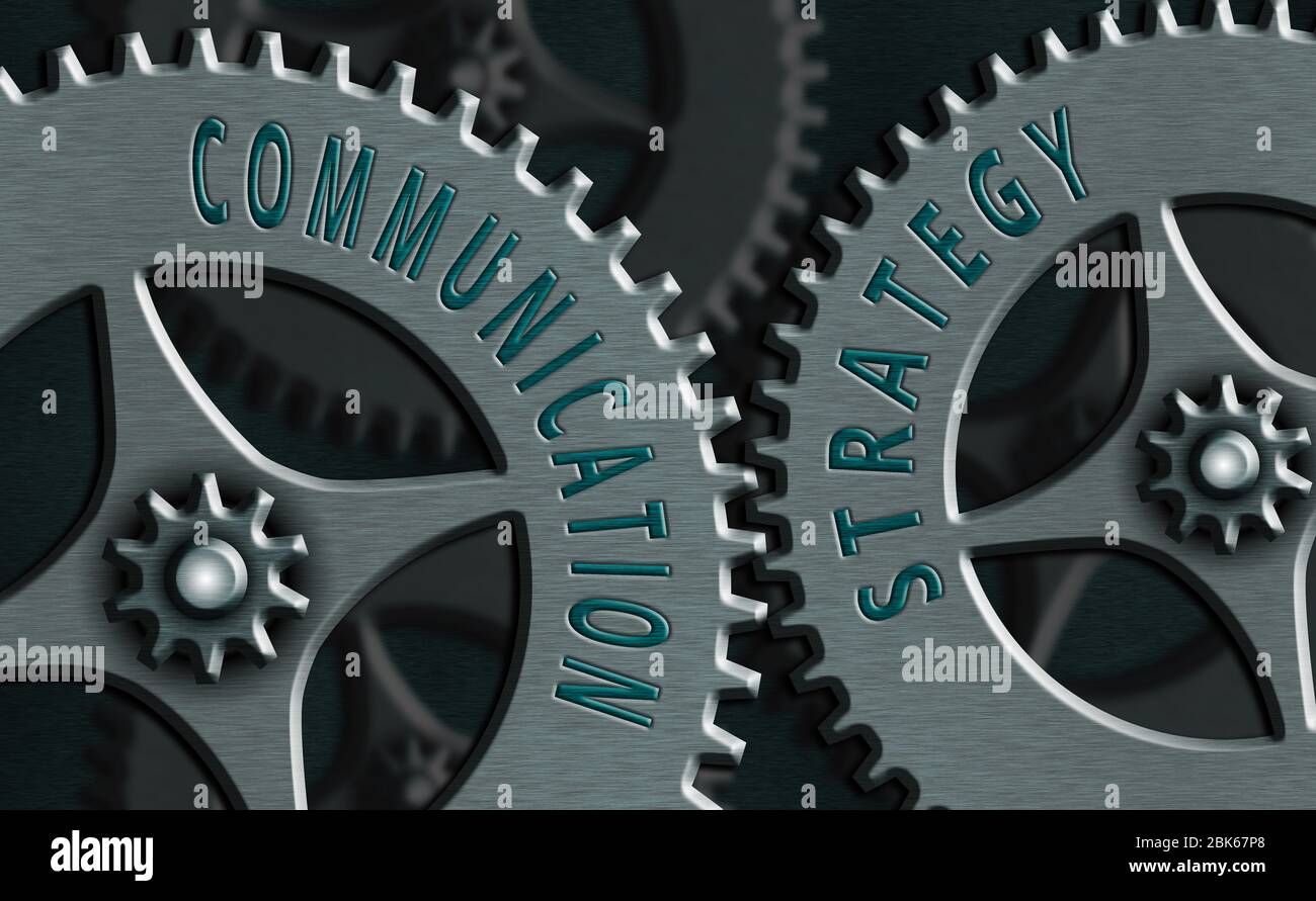 Writing note showing Communication Strategy. Business concept for ...