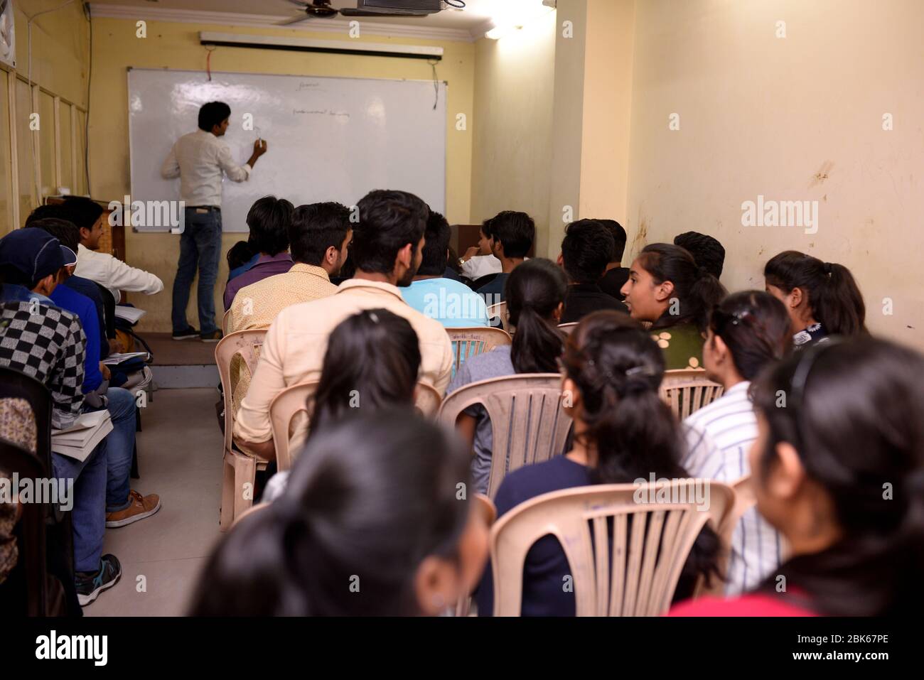 Class room, Education, Learning Teacher with students Stock Photo - Alamy