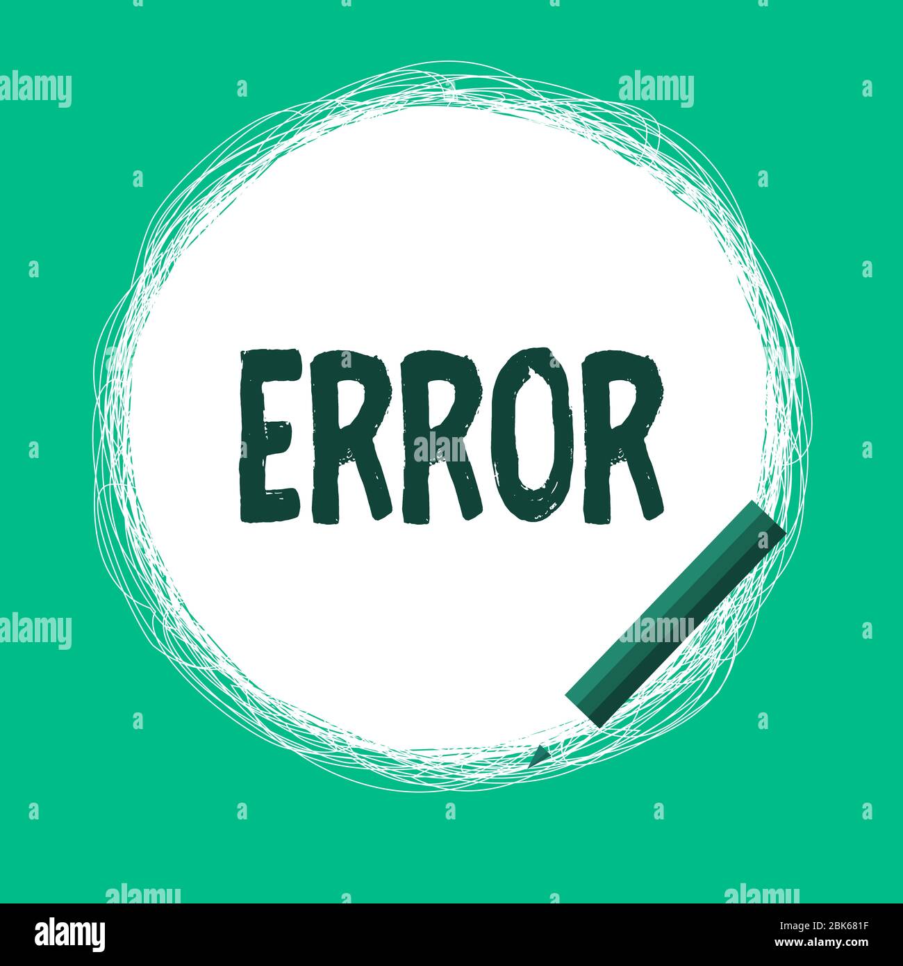 Word writing text Error. Business photo showcasing mistake Condition of ...