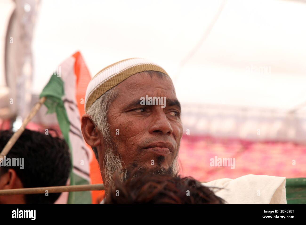 Indian Political Party Worker (Photo Copyright © Saji Maramon Stock ...