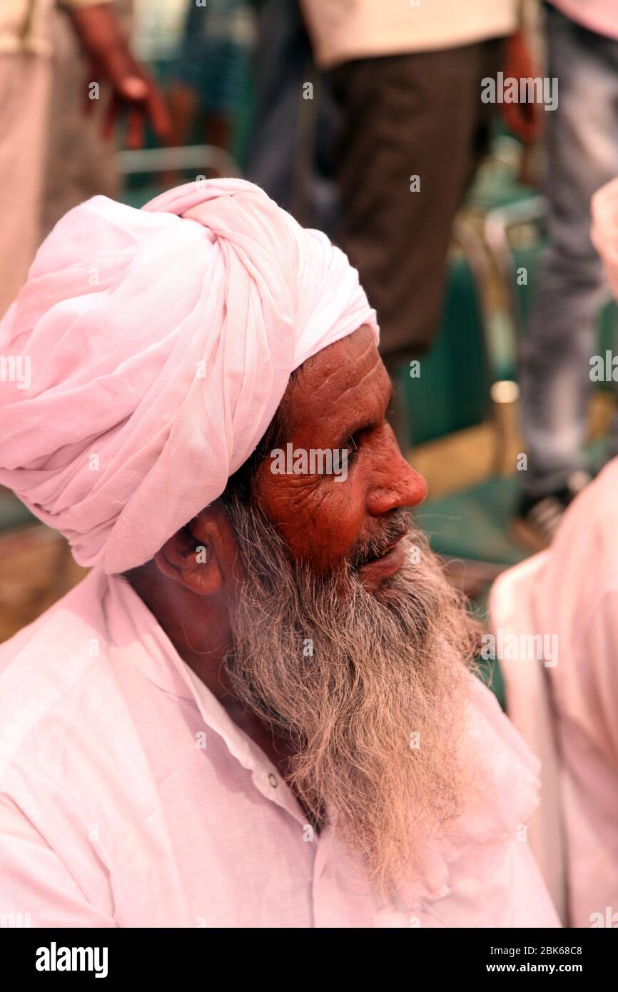Muslim Old Man North India, (Photo Copyright © Saji Maramon Stock Photo ...