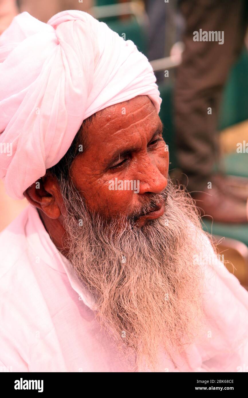 Muslim Old Man North India, (Photo Copyright © Saji Maramon Stock Photo ...
