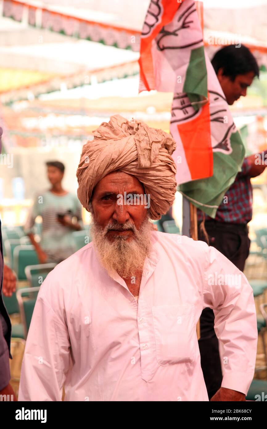 Indian Political Party Worker (Photo Copyright © Saji Maramon Stock ...