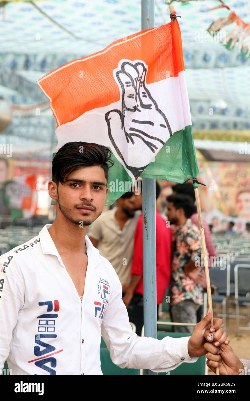 Indian Political Party Worker (Photo Copyright © Saji Maramon Stock ...