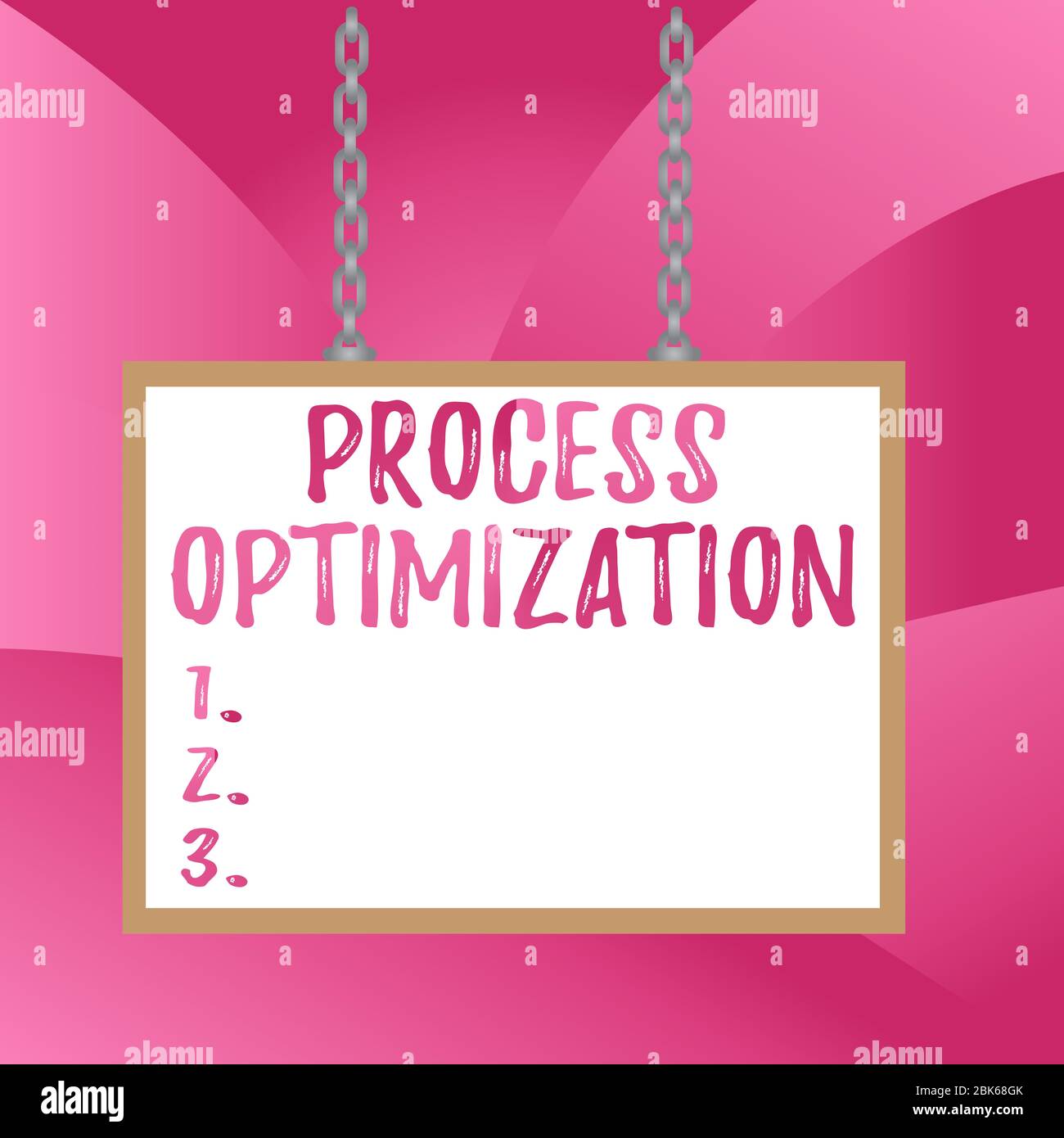 Handwriting text Process Optimization. Conceptual photo Improve ...