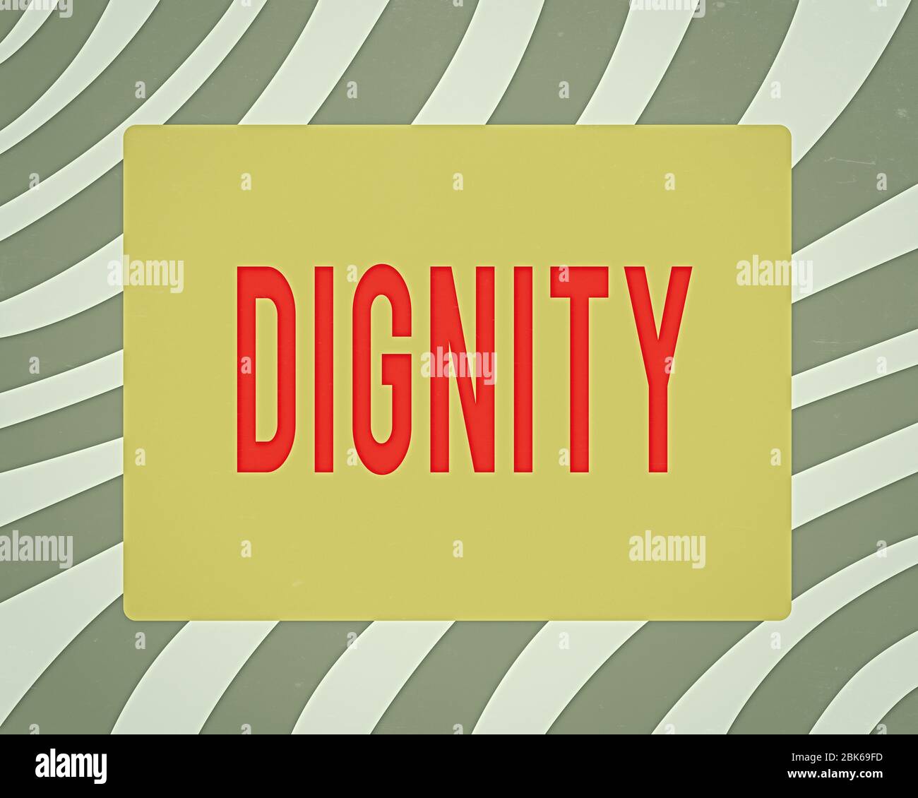 Writing note showing Dignity. Business concept for Quality Being worthy ...