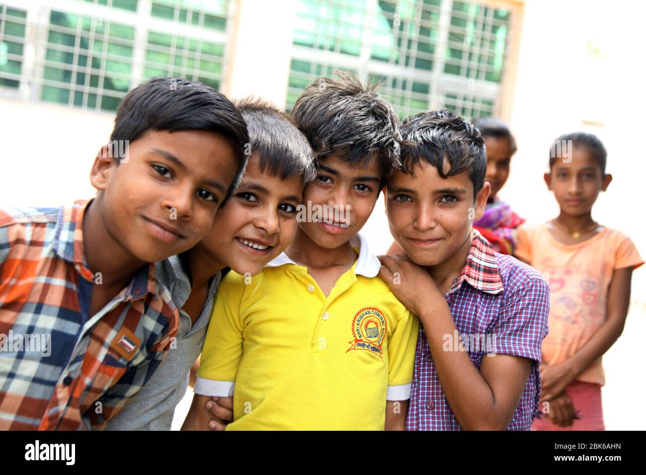 Childrens with all friends North Indian Indian Village (Photo Copyright ...