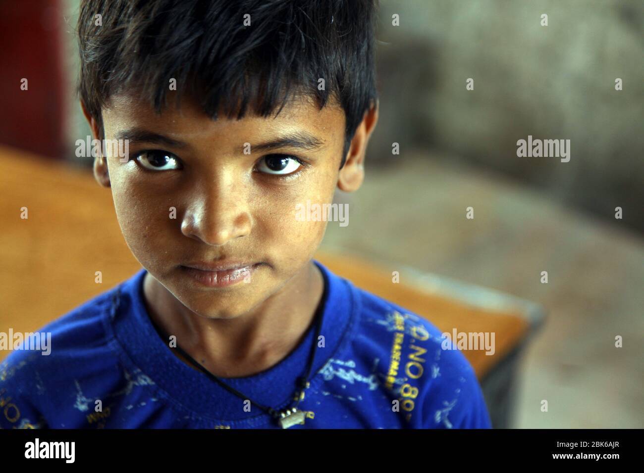 Angry Cute Boy from North Indian Village (Photo Copyright © Saji ...