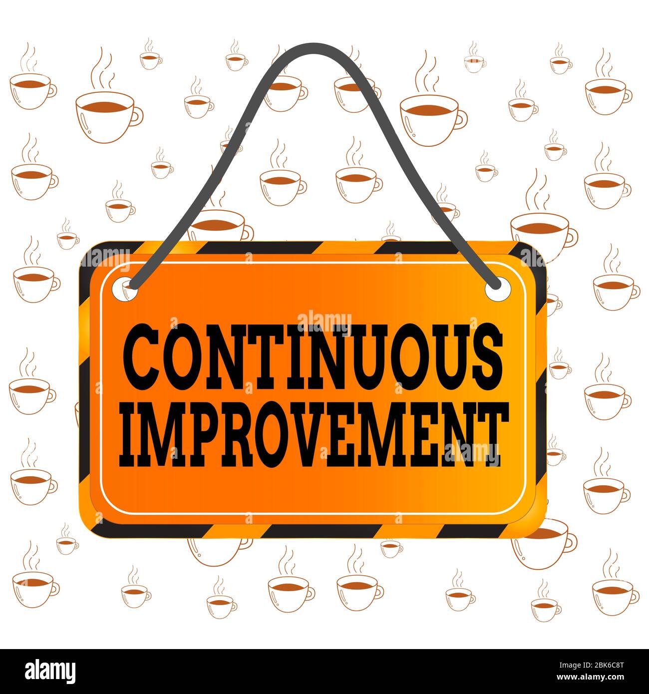 Continuous improvement process Cut Out Stock Images & Pictures - Alamy