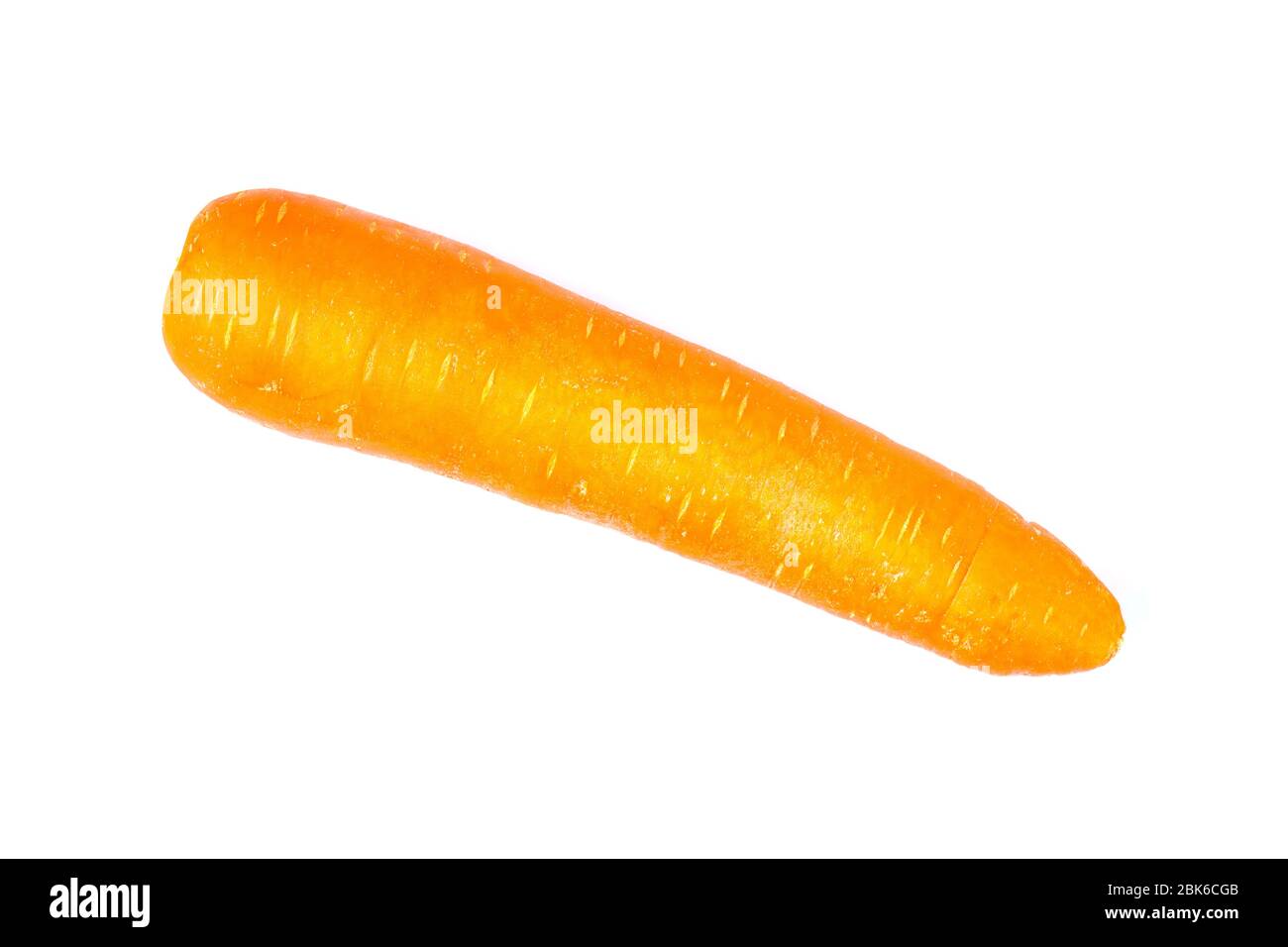 single carrot isolated on white background Stock Photo - Alamy