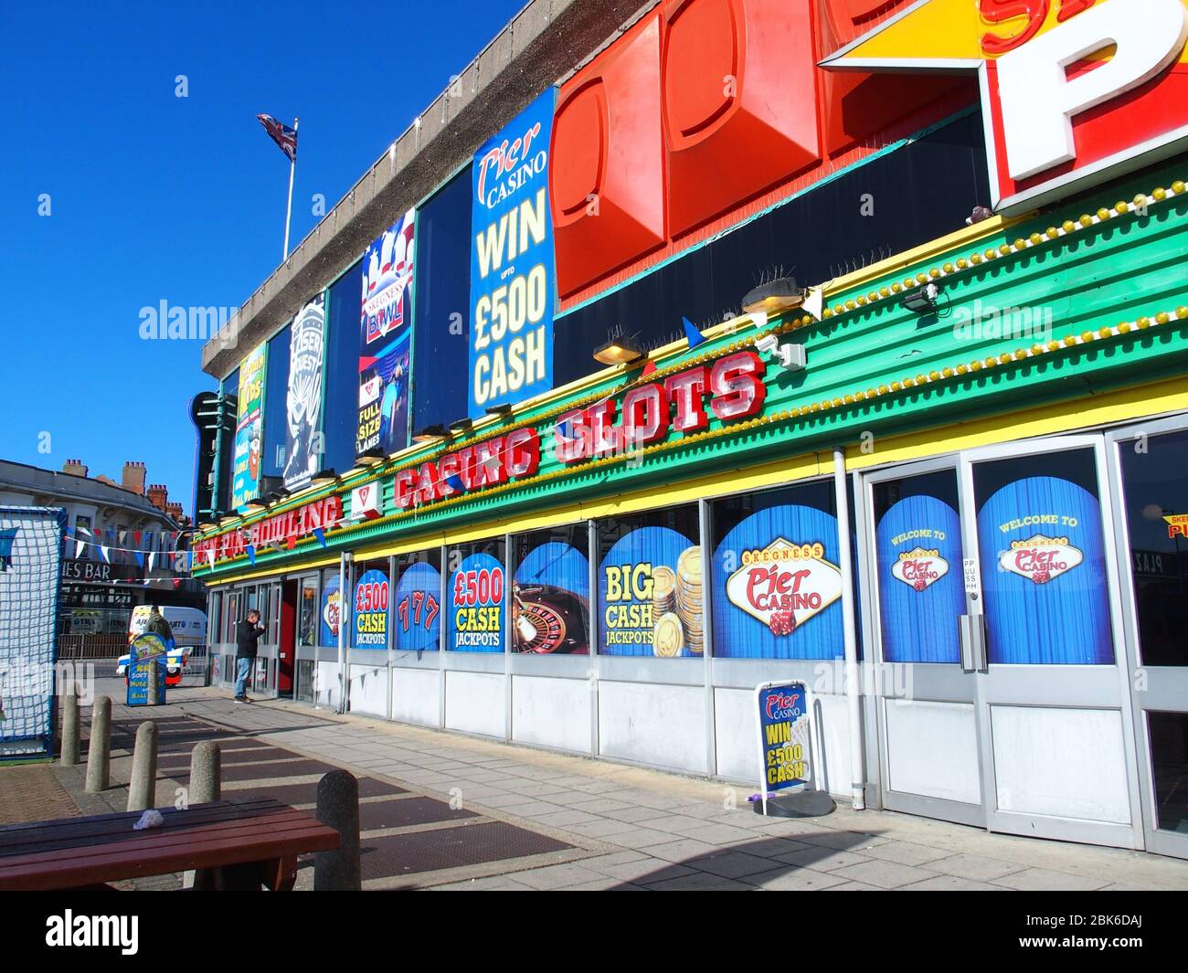 Amusement Arcade, Skegness Stock Photo - Alamy