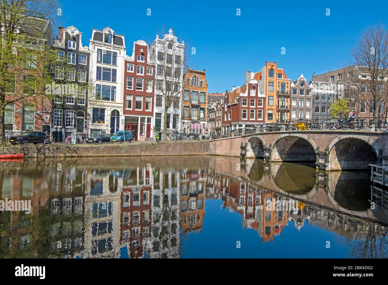City scenic from Amsterdam in spring in the Netherlands Stock Photo - Alamy