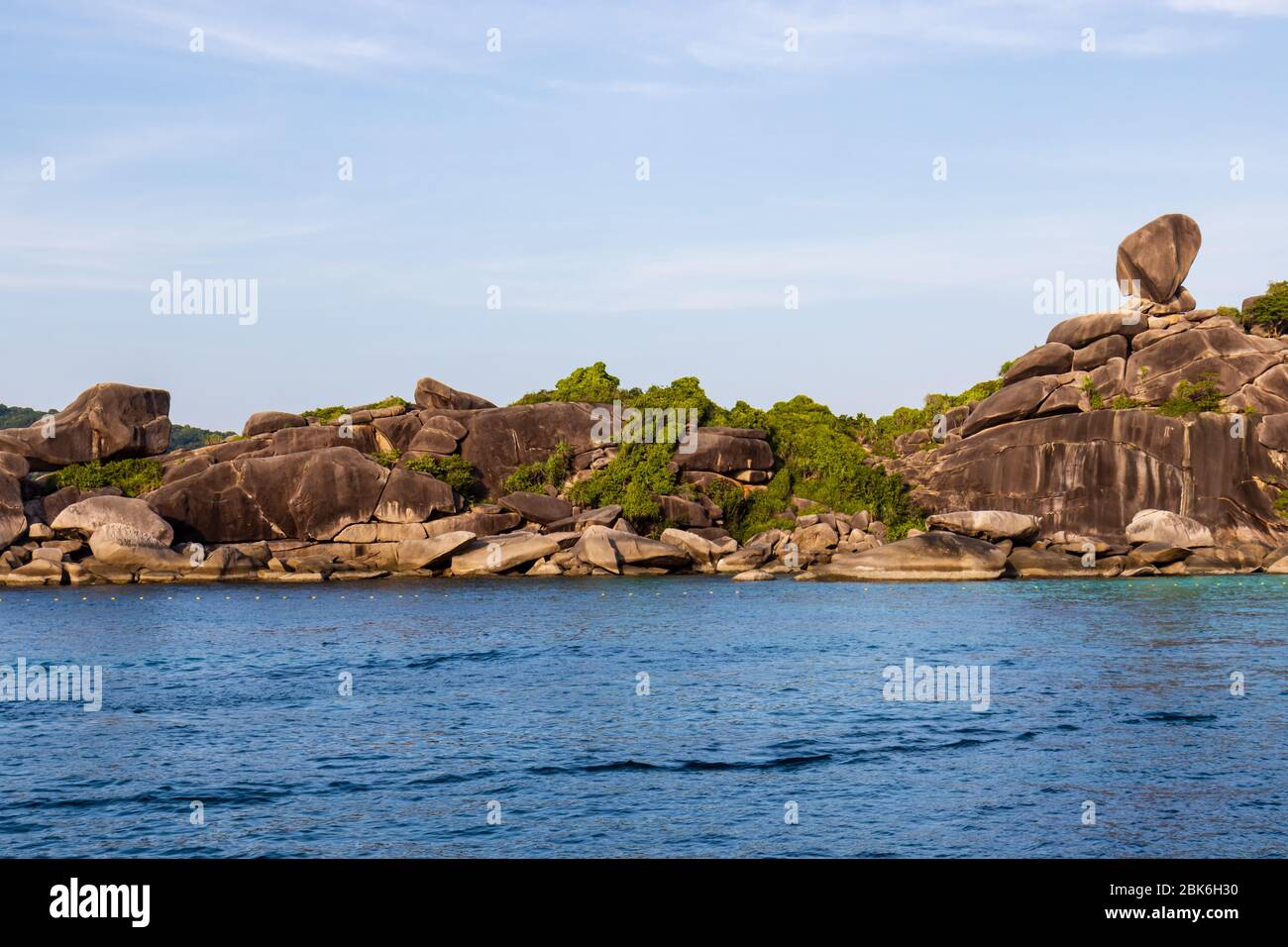 Granite rock formations at Thailands Similan Islands Stock Photo - Alamy