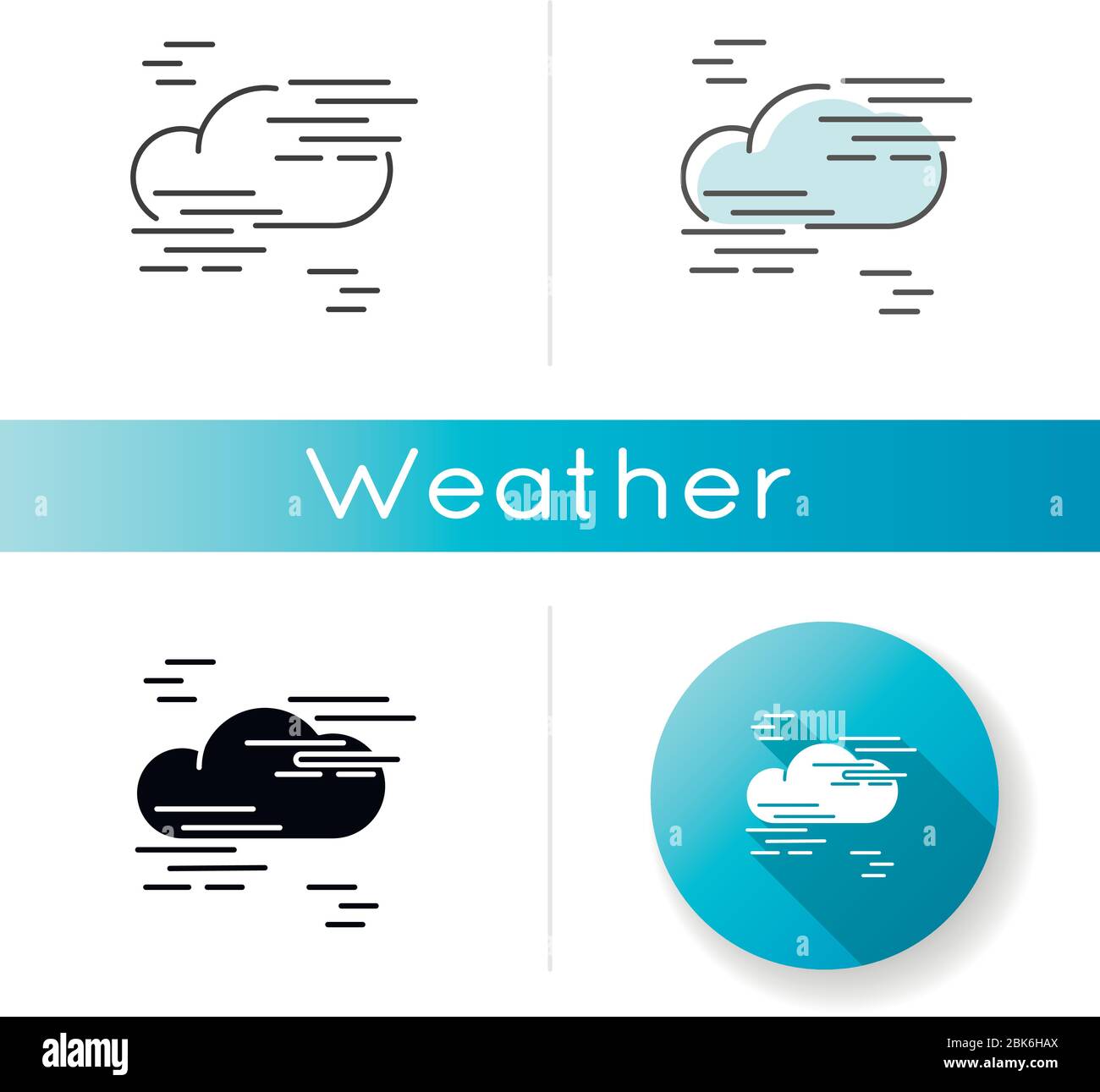 Mist misty fog foggy sky Stock Vector Images - Alamy