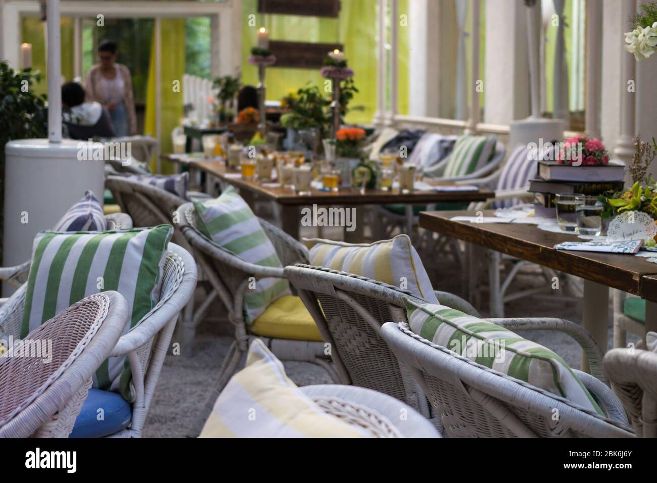 New Delhi, India - November 26, 2017: Stylised table setting in New ...