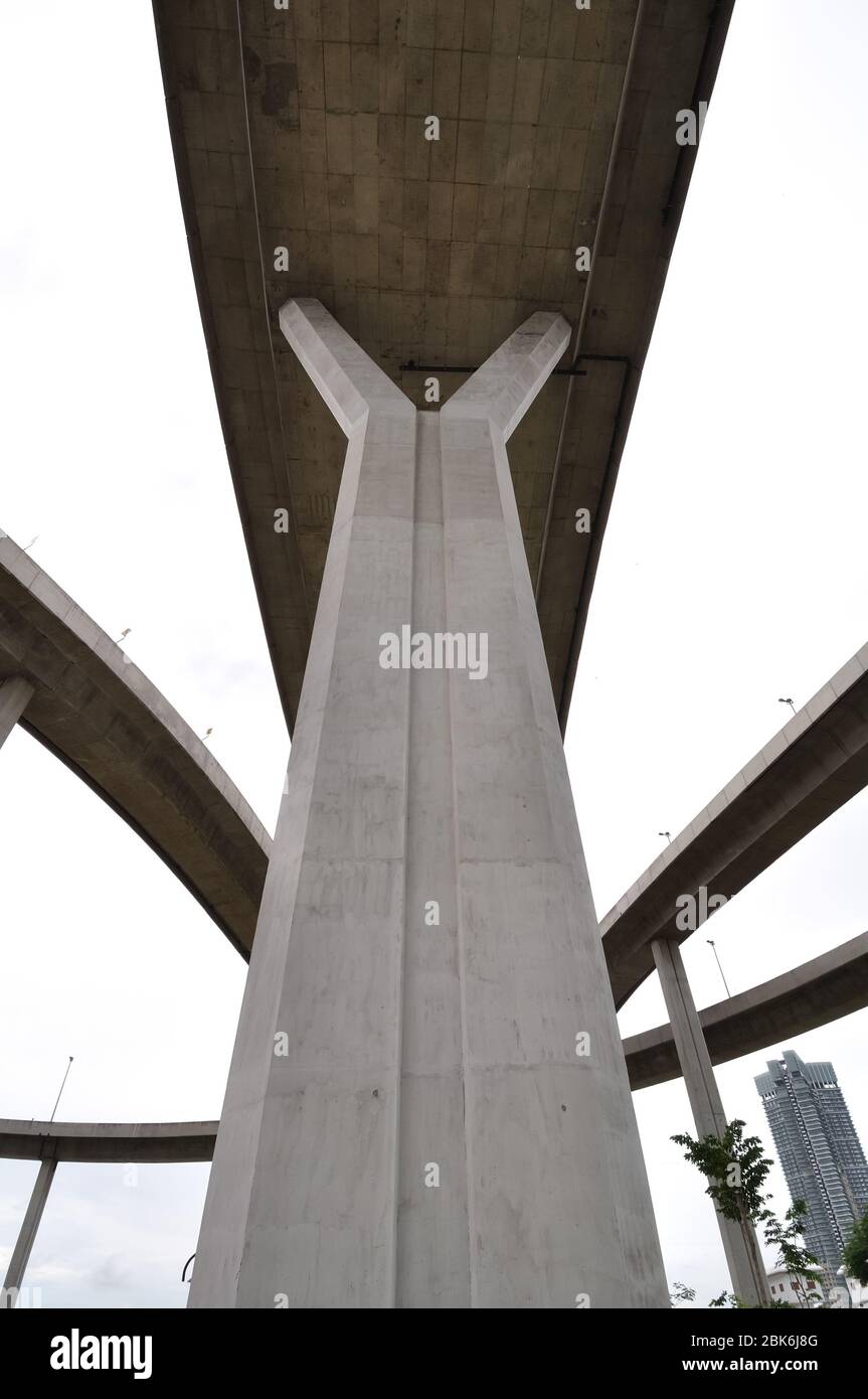 Cross way of bridge Stock Photo - Alamy