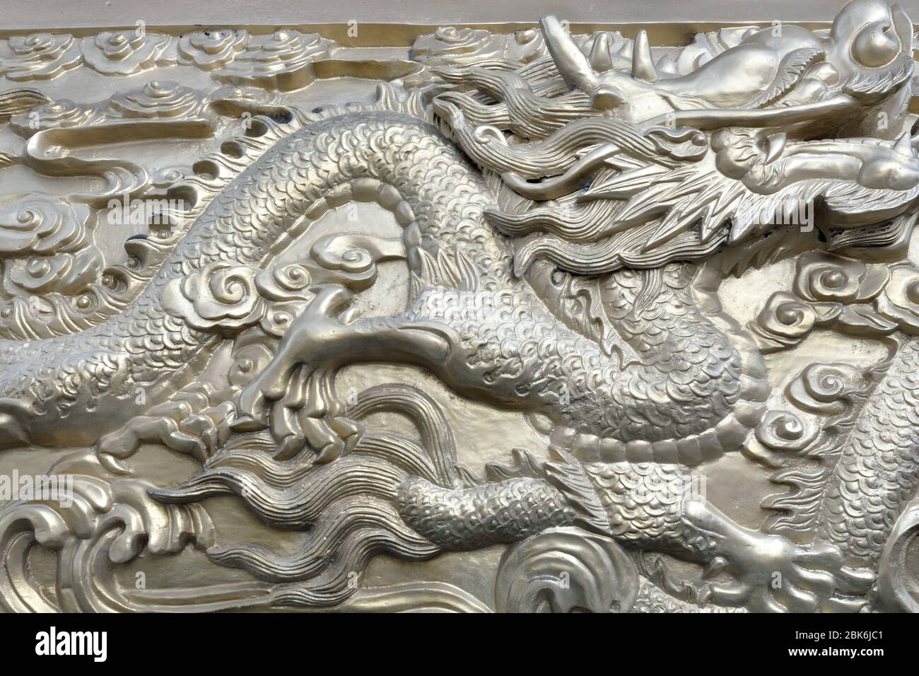 Metal stucco on wall Stock Photo - Alamy