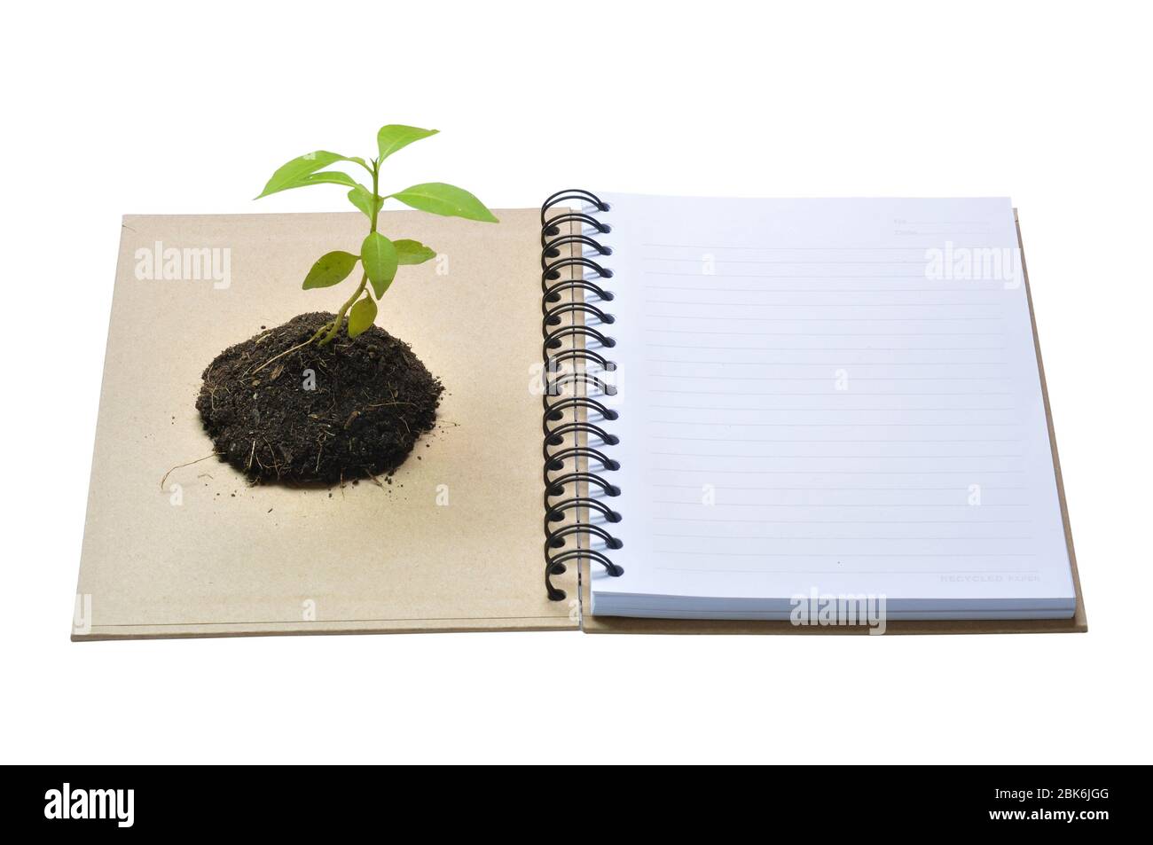 Concept picture of recycle notebook for save environment Stock Photo ...