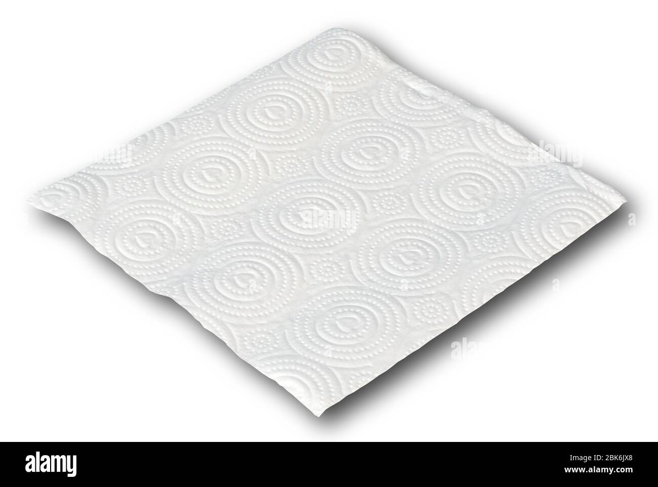 White tissue paper on white background Stock Photo - Alamy