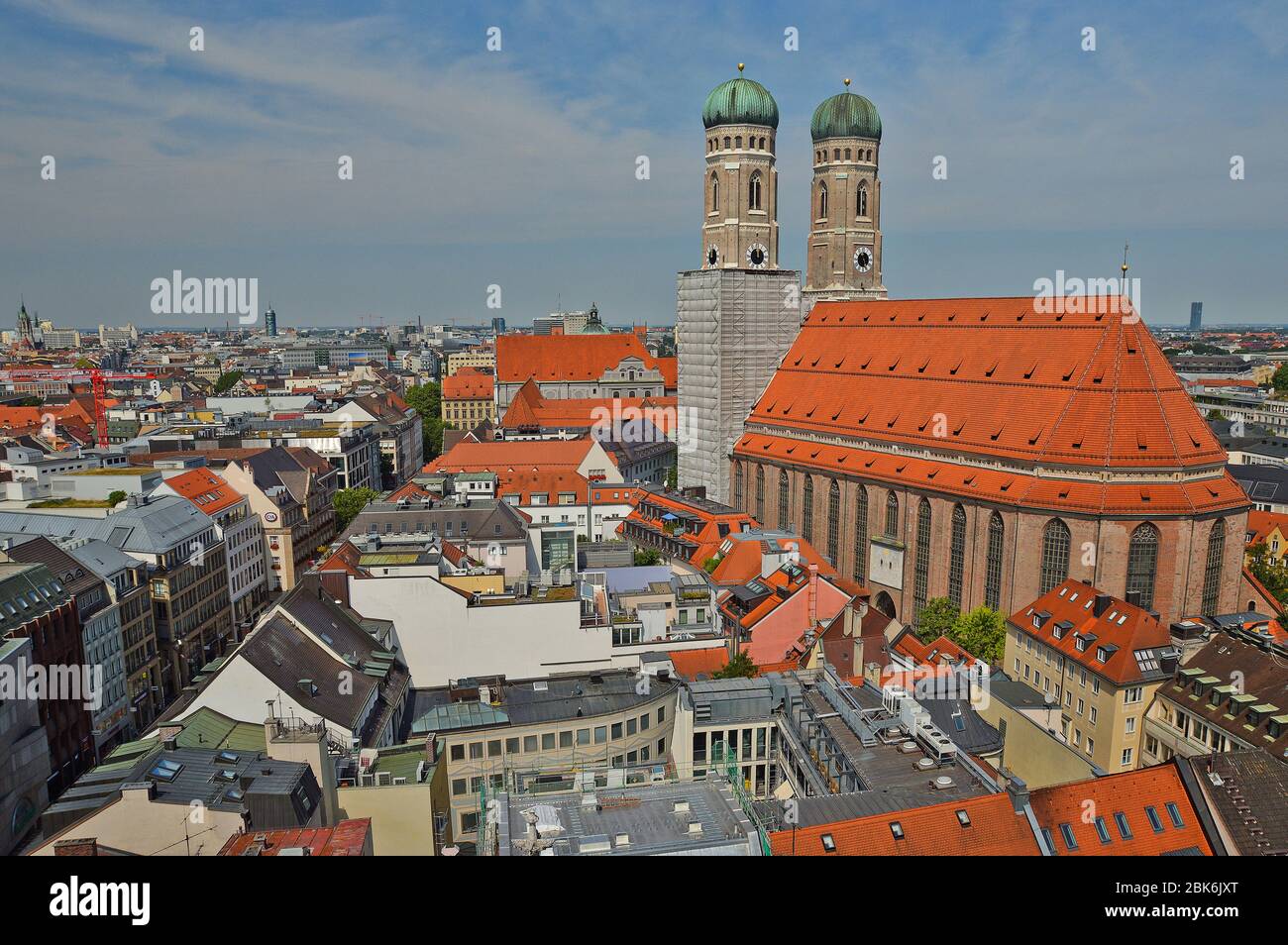 Panoramic view of the buildings Munich in Germany Stock Photo - Alamy