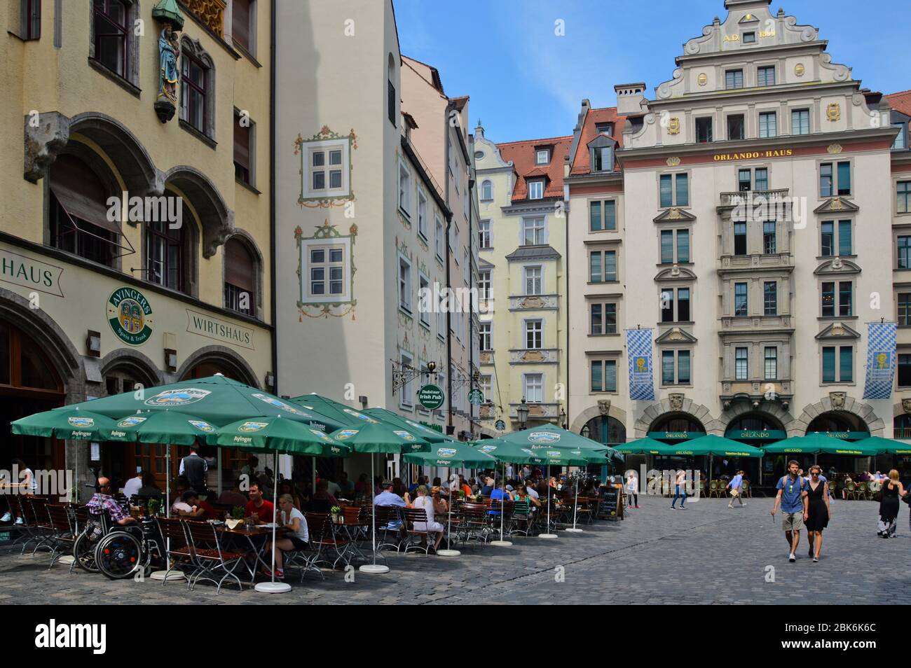 Panoramic view of the buildings Munich in Germany Stock Photo - Alamy