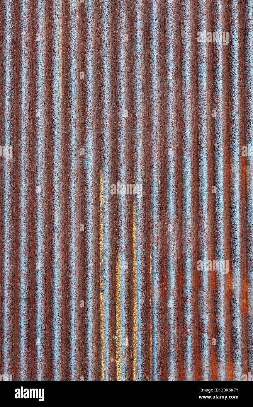 Rusty zinc metal plate background Stock Photo - Alamy