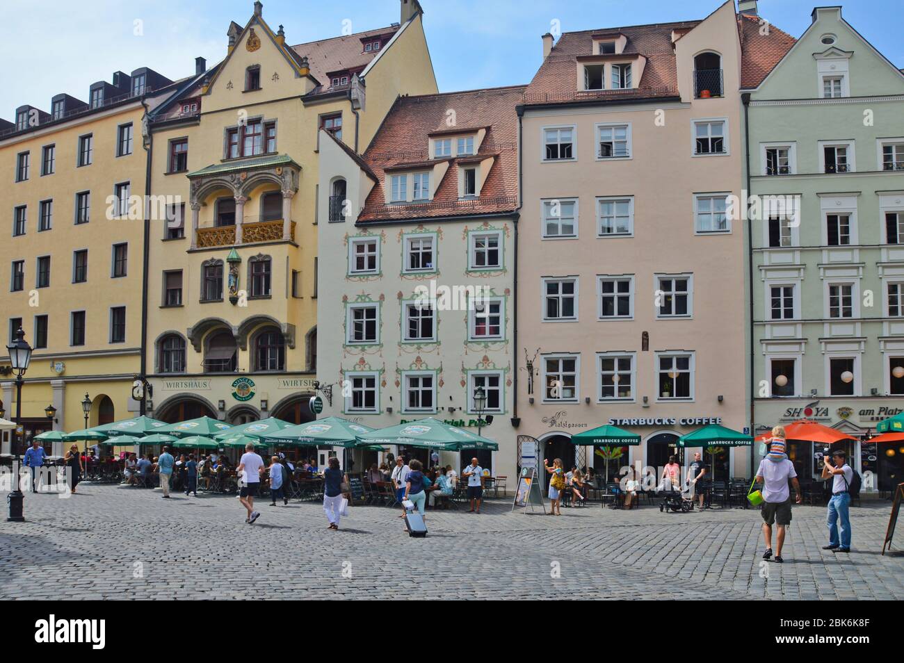 Aerial panorama modern munich hi-res stock photography and images - Alamy