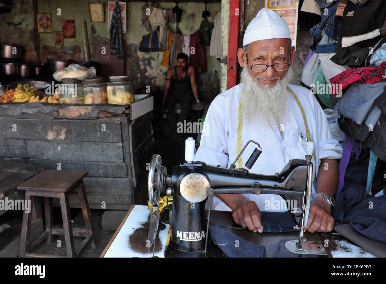 Indian tailor hi-res stock photography and images - Alamy