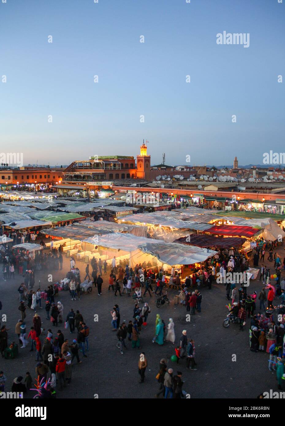 The famous night market in Marrakech, Morocco Stock Photo - Alamy