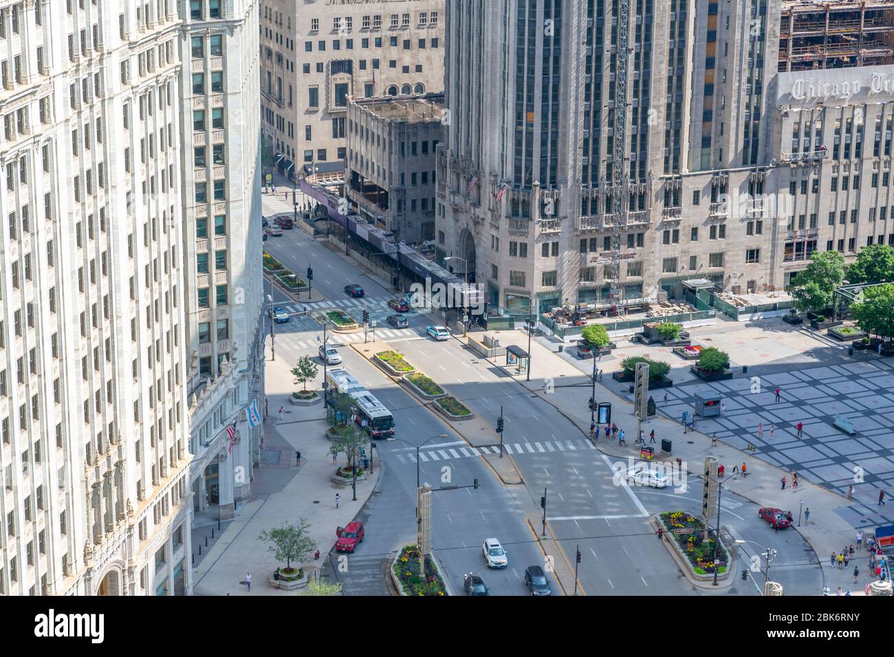 Chicago skyline from north avenue hi-res stock photography and images ...