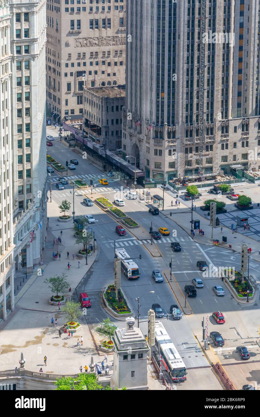 Chicago skyline from north avenue hi-res stock photography and images ...