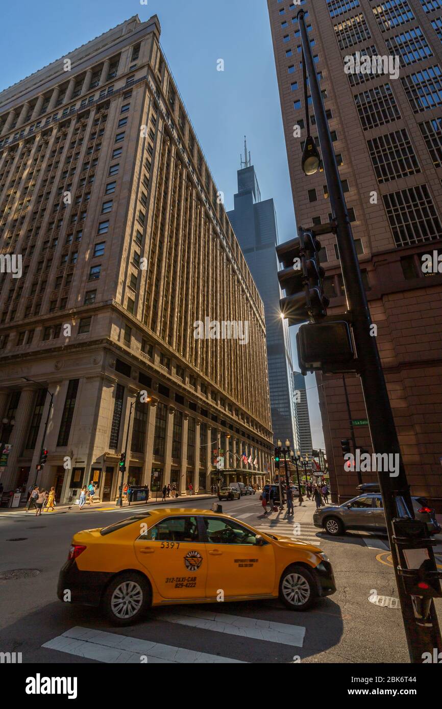 Chicago Yellow Cab High Resolution Stock Photography and Images - Alamy